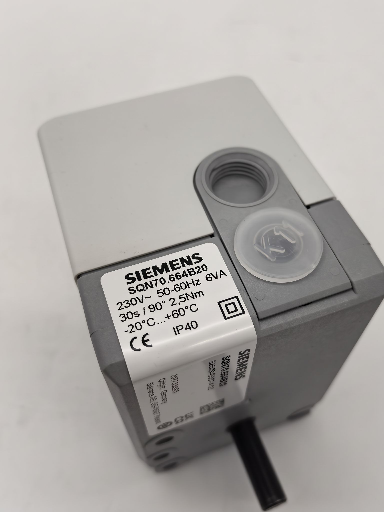 Сервопривод Siemens SQN70.624B20, электропривод воздушной заслонки для промышленных горелок