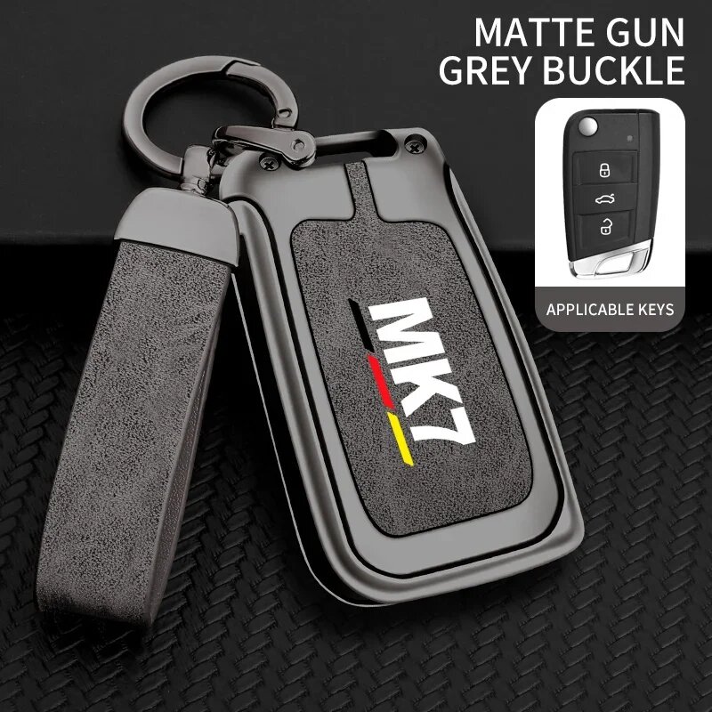 Чехол для ключей VW Golf 7 MK7, Gun Black Grey 1