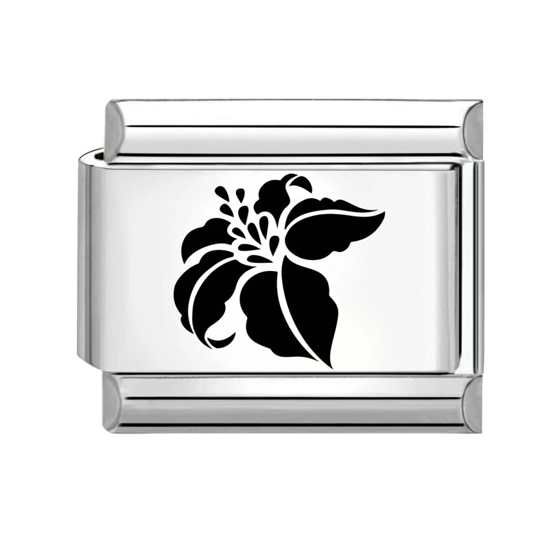 Браслет Charms из титана, Style 25, цветок