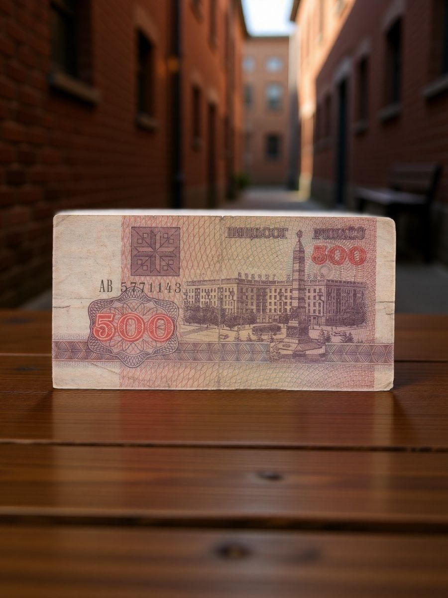 Банкнота - белоруссия 500 рублей 1992 года оригинал . редкость