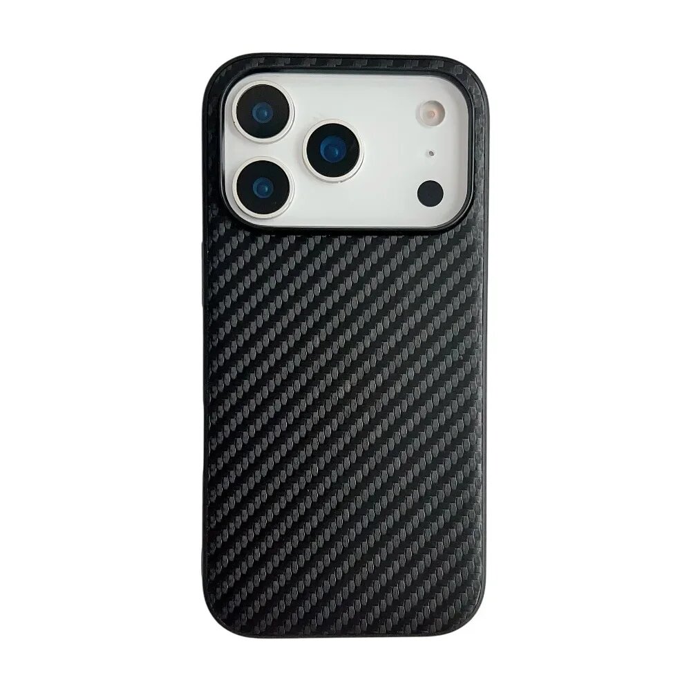 Черный карбоновый чехол для iPhone 11 Pro Max