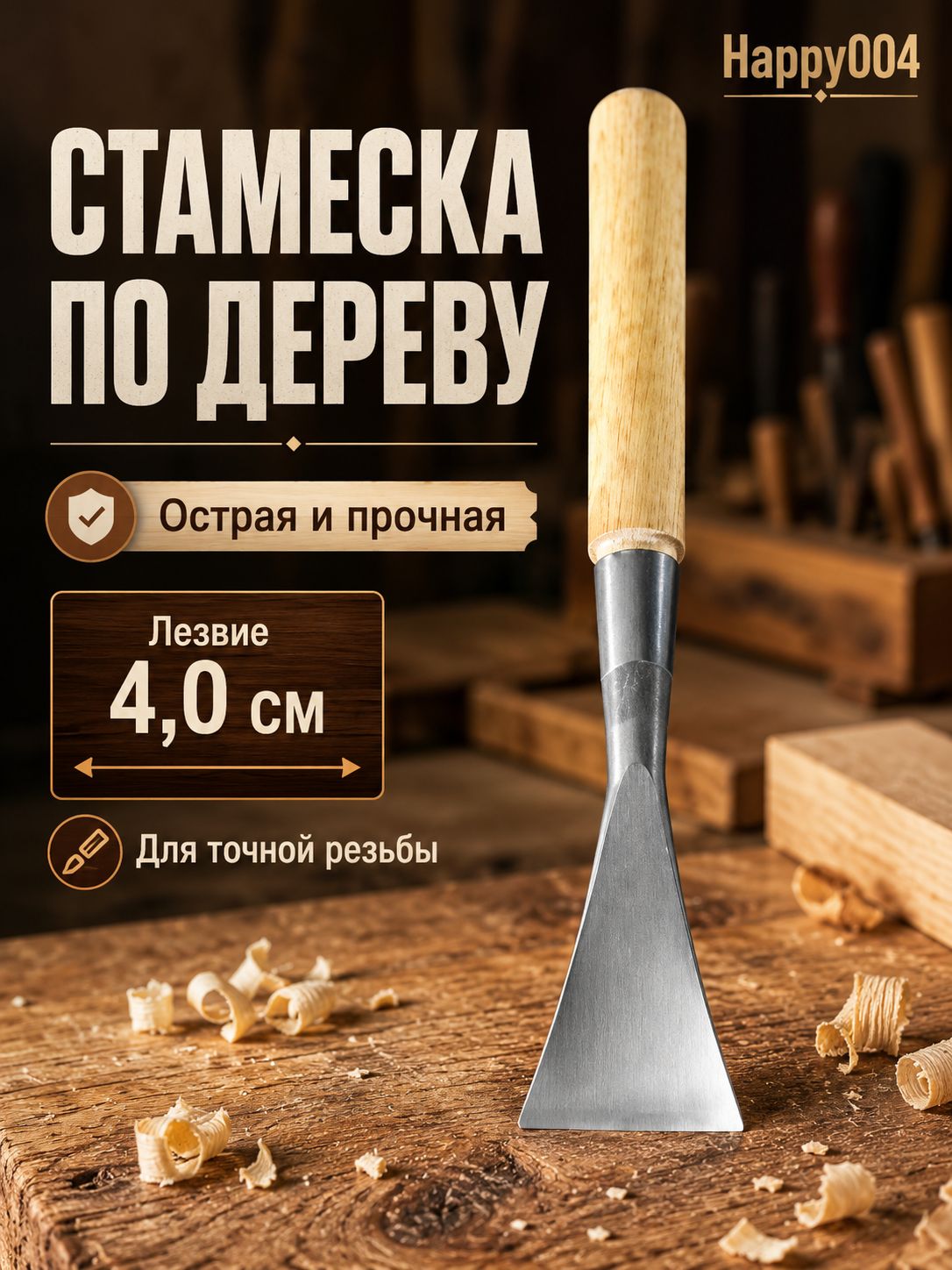 Деревообрабатывающий разделочный нож