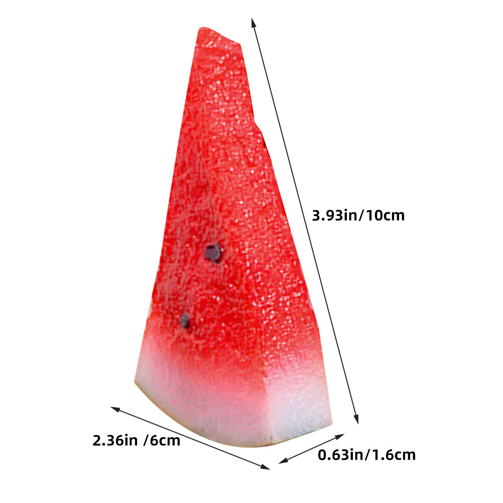 2 Плода Дыни Модель Украсить Рабочий Стол Фото Аксессуар 10.00X6.00X1.60Cm