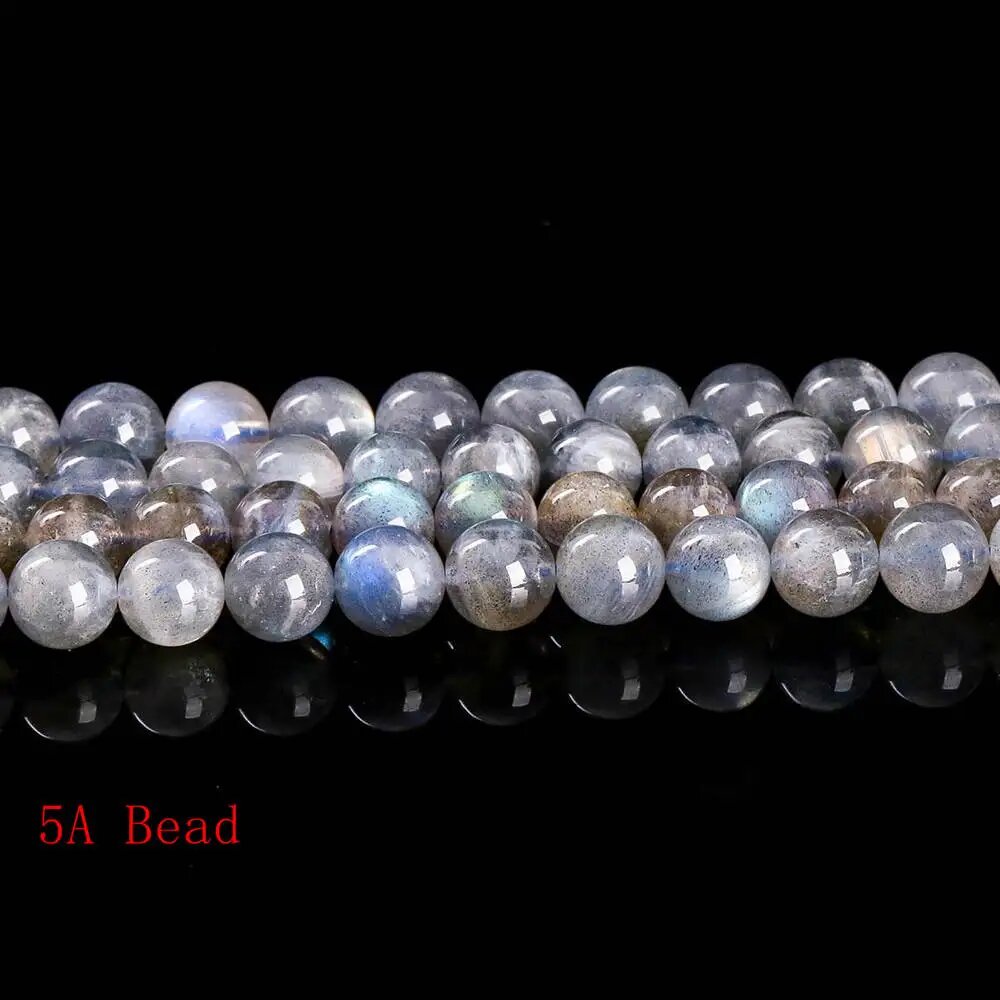 Бусины из лабрадорита серый 4-10 мм IUXURYGEM-TOUCH 4mm approx 88Pcs, 5A Beads
