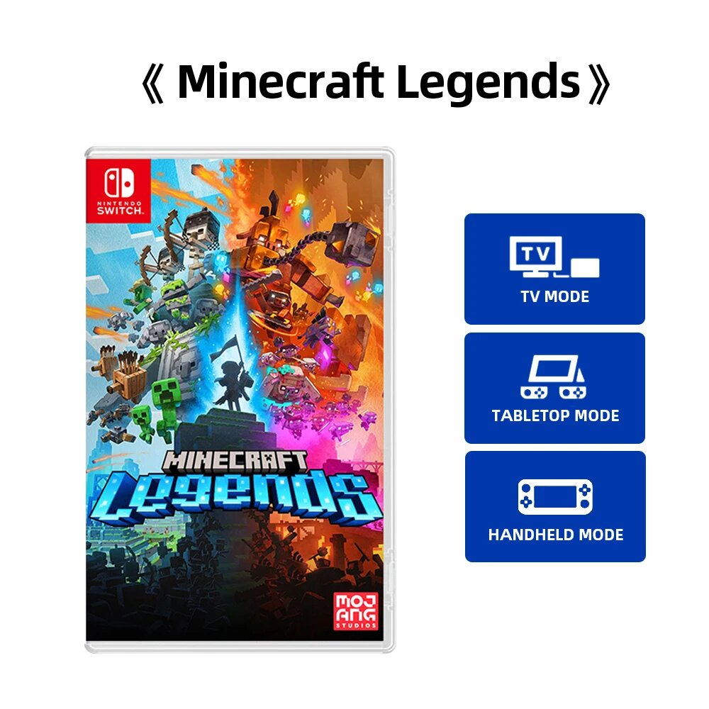 Minecraft Legends Физический картридж для Nintendo Switch OLED Lite