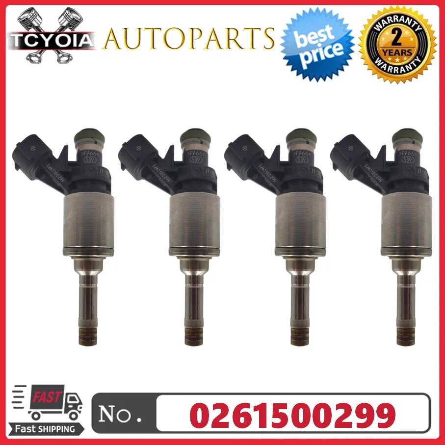 4 шт./компл. топливных форсунок 0261500299 15710-68M00 1571068M00 для Suzuki Vitara SX4 S-cross Swift K14C