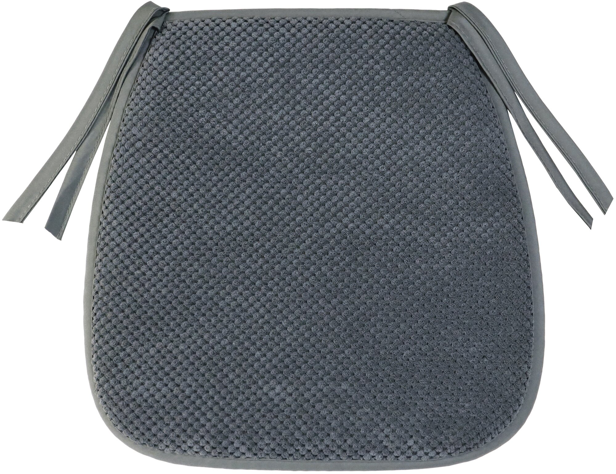 Галета для стула Linen Way Цитус 38/27x40x3 см цвет графит