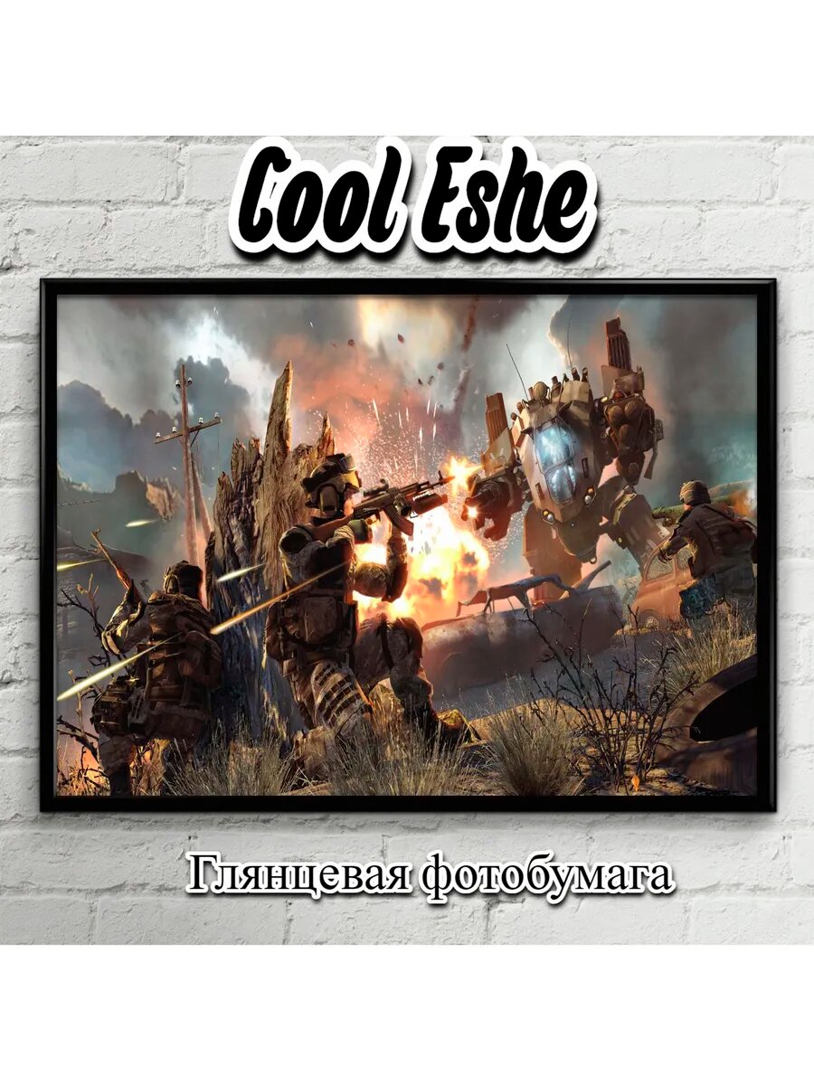 Постер "warface igra voyna strelba" из коллекции "Игры" А4