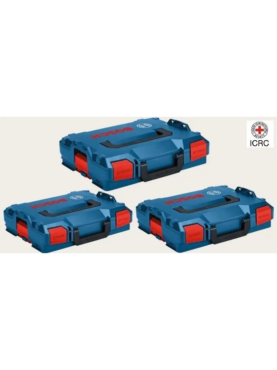 Кейс L-Boxx 102 (1600A012FZ) для инструментов, черный с синим, 1 отделение