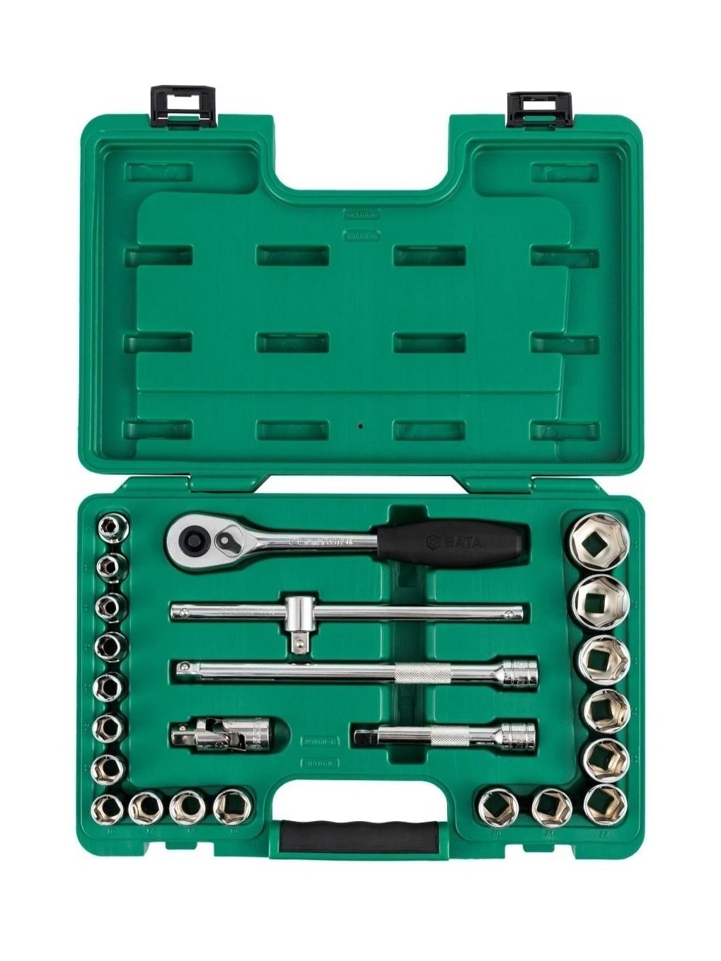 Набор головок 24 предмета, 1/2" 6-гранные Sata 09060-6