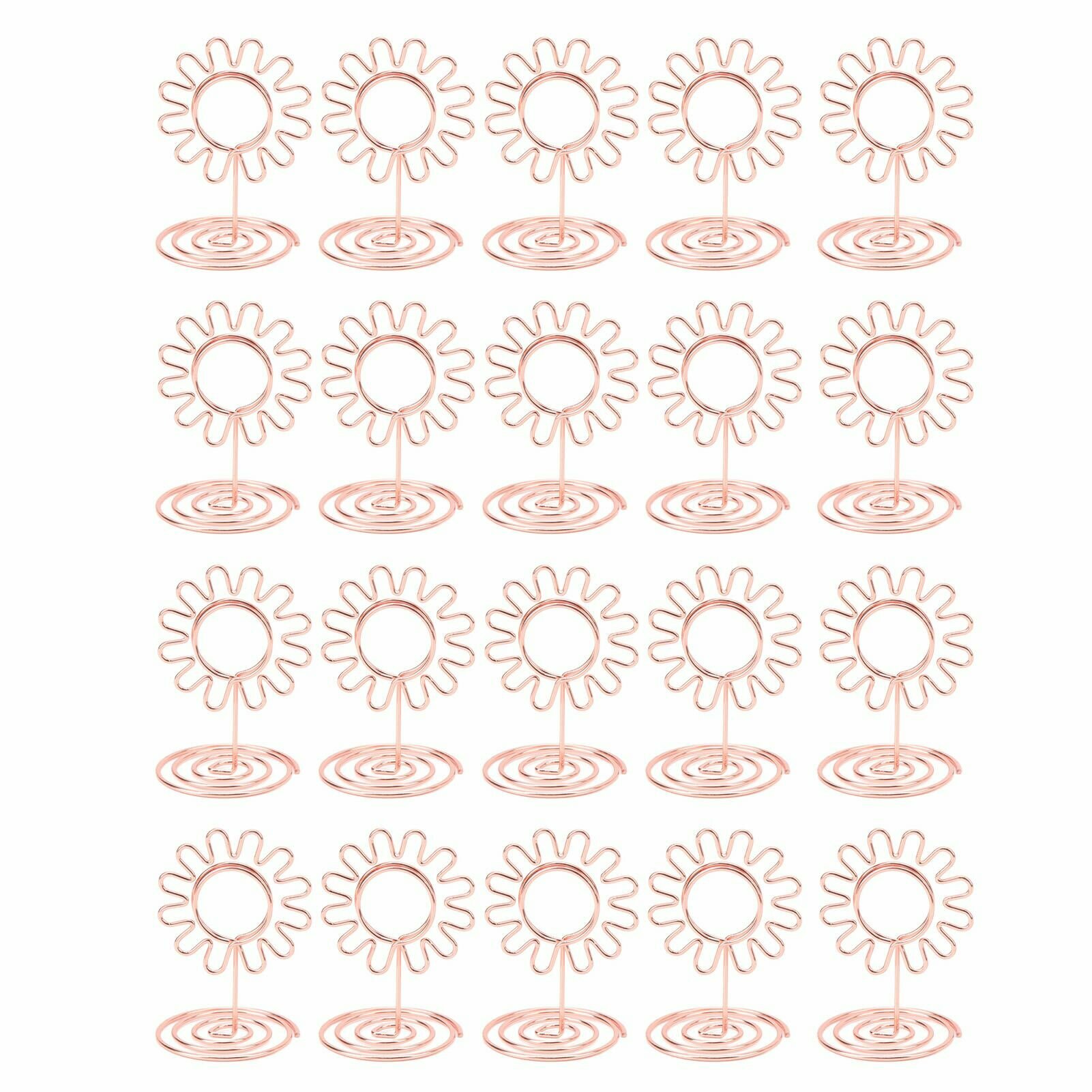 20 шт. зажим для фото на столе с золотым покрытием, держатель для записок и визиток