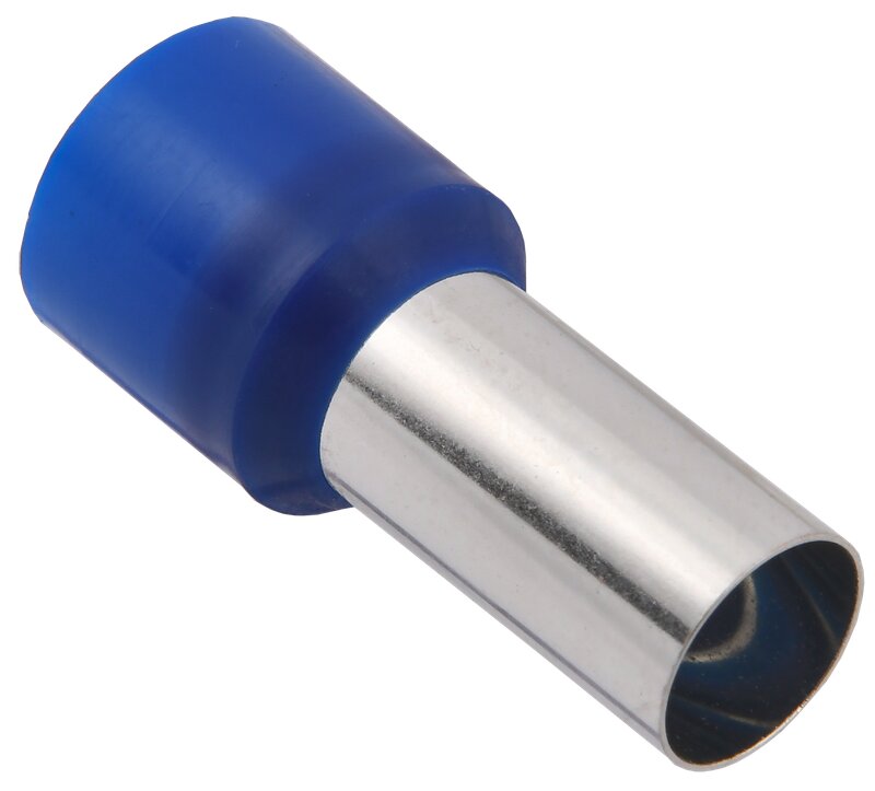 Наконечник НШВИ 50-20 50мм2 GENERICA, медь, штыревой втулочный, изоляция ПВХ, синий, 100шт