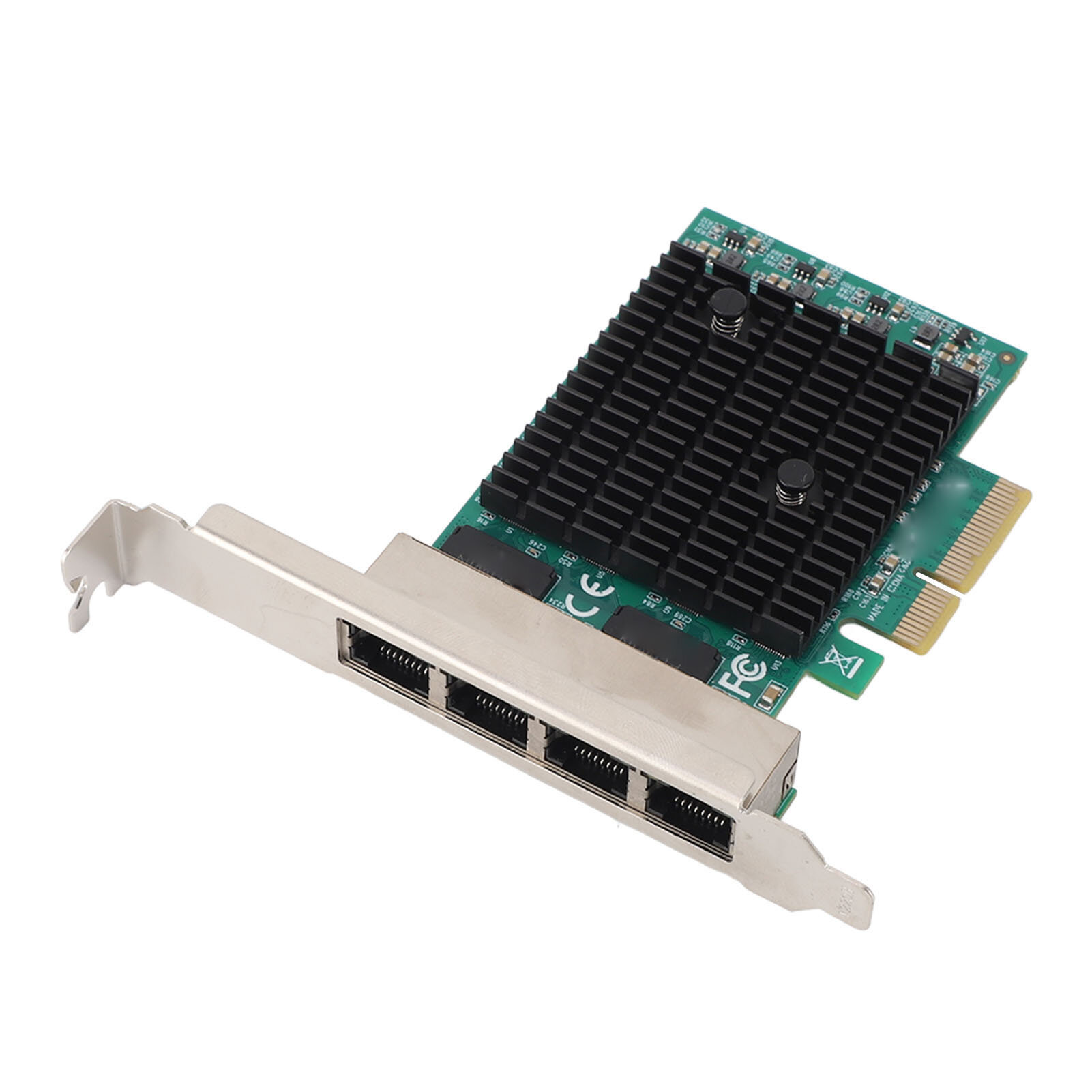 PCIe Gigabit Network Card Professional 8125B 4 Port 2.5G Copper Cable PCI Express Ethernet Adapter for Desktop PC