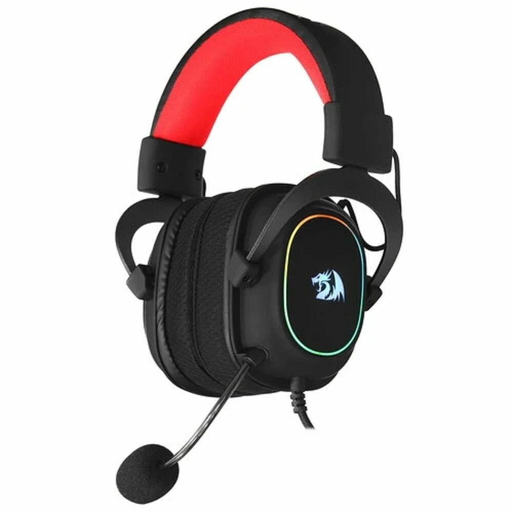 Defender Игровая гарнитура Redragon Zeus X RGB, объемный звук 7.1, USB 70550 , Чёрный, красный