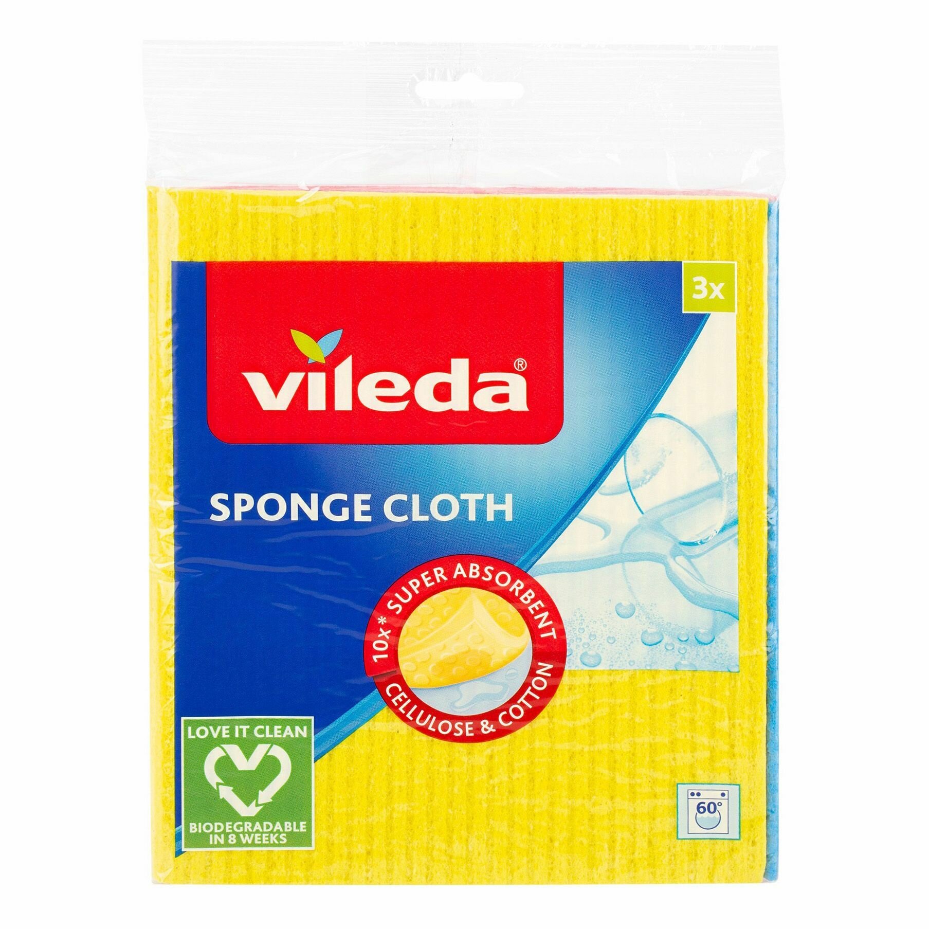 Салфетки Vileda губчатые 3 шт