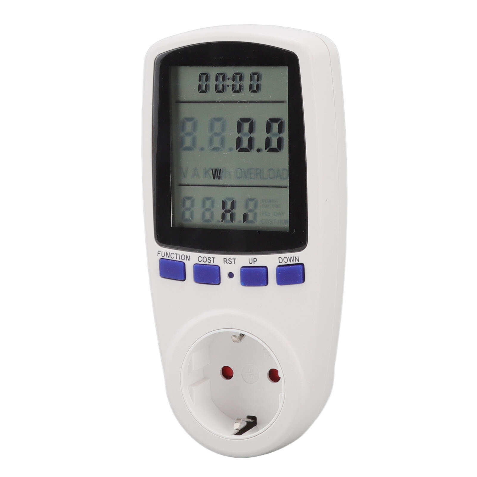 Watt Meter ЖК -экрана Функция.
