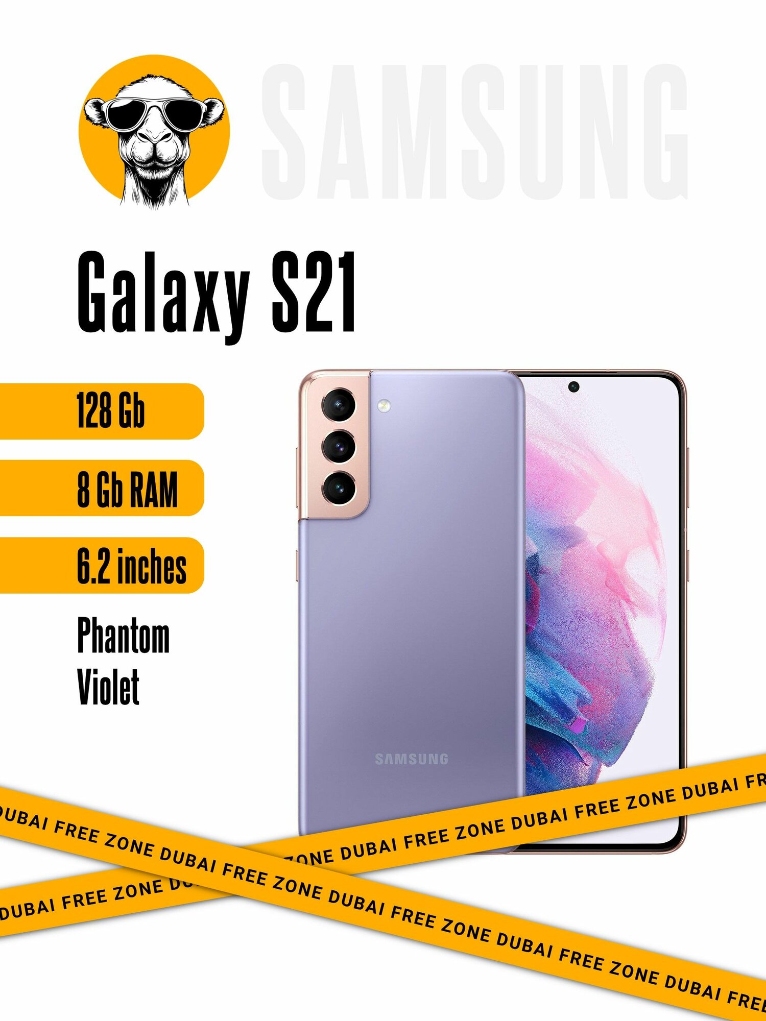 Смартфон Samsung Galaxy S21 8/128Gb Phantom Violet/Фиолетовый