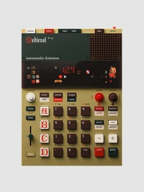 Teenage Engineering EP-1320 Medieval Сэмплер-Грувбокс: Средневековые Звуки, Портативный битмейкер с арпеджиатором