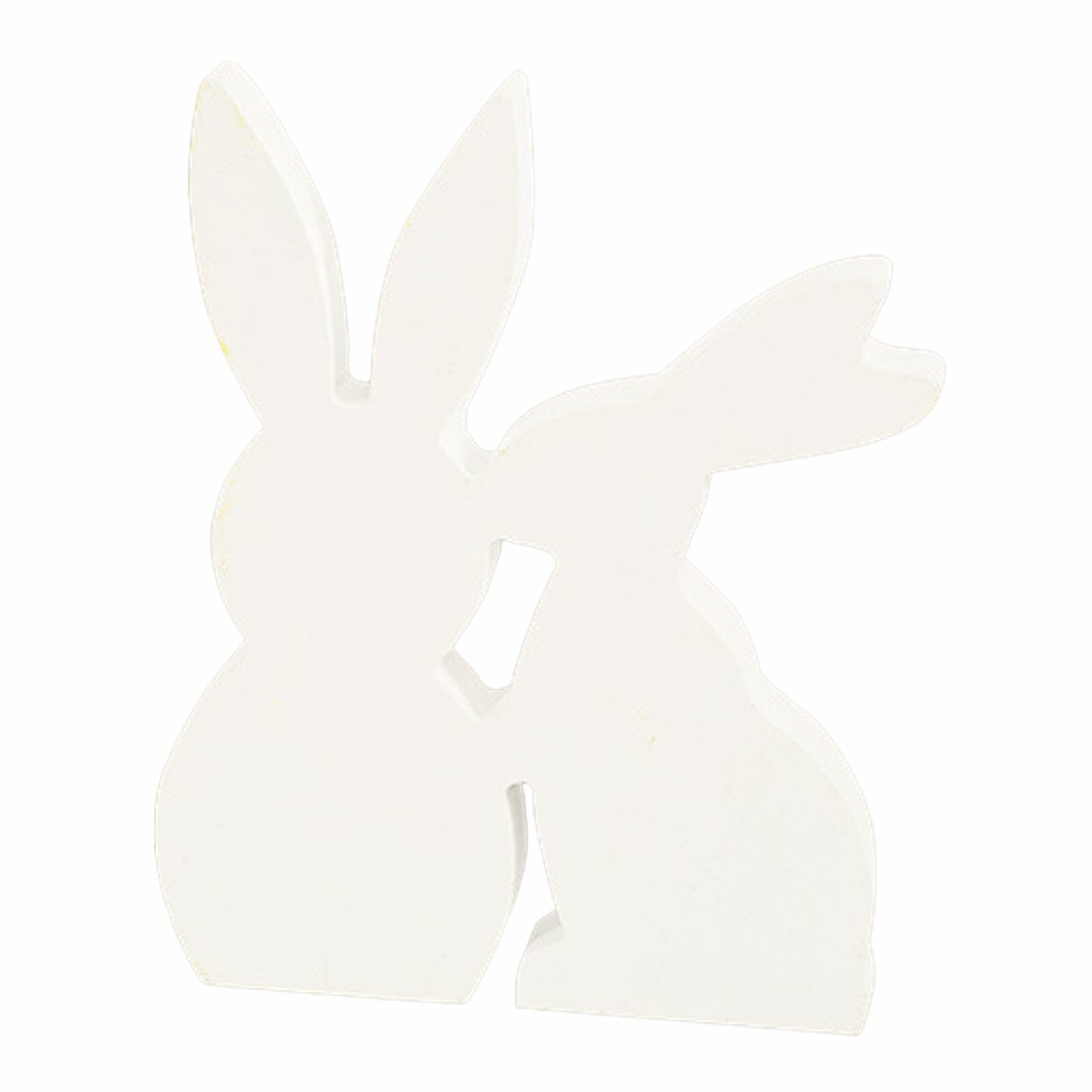 Пасхальный деревянный кролик с вырезанным орнаментом, Незаконченные поделки из дерева своими руками для украшения дома, Гостиной, рабочего стола и подарка