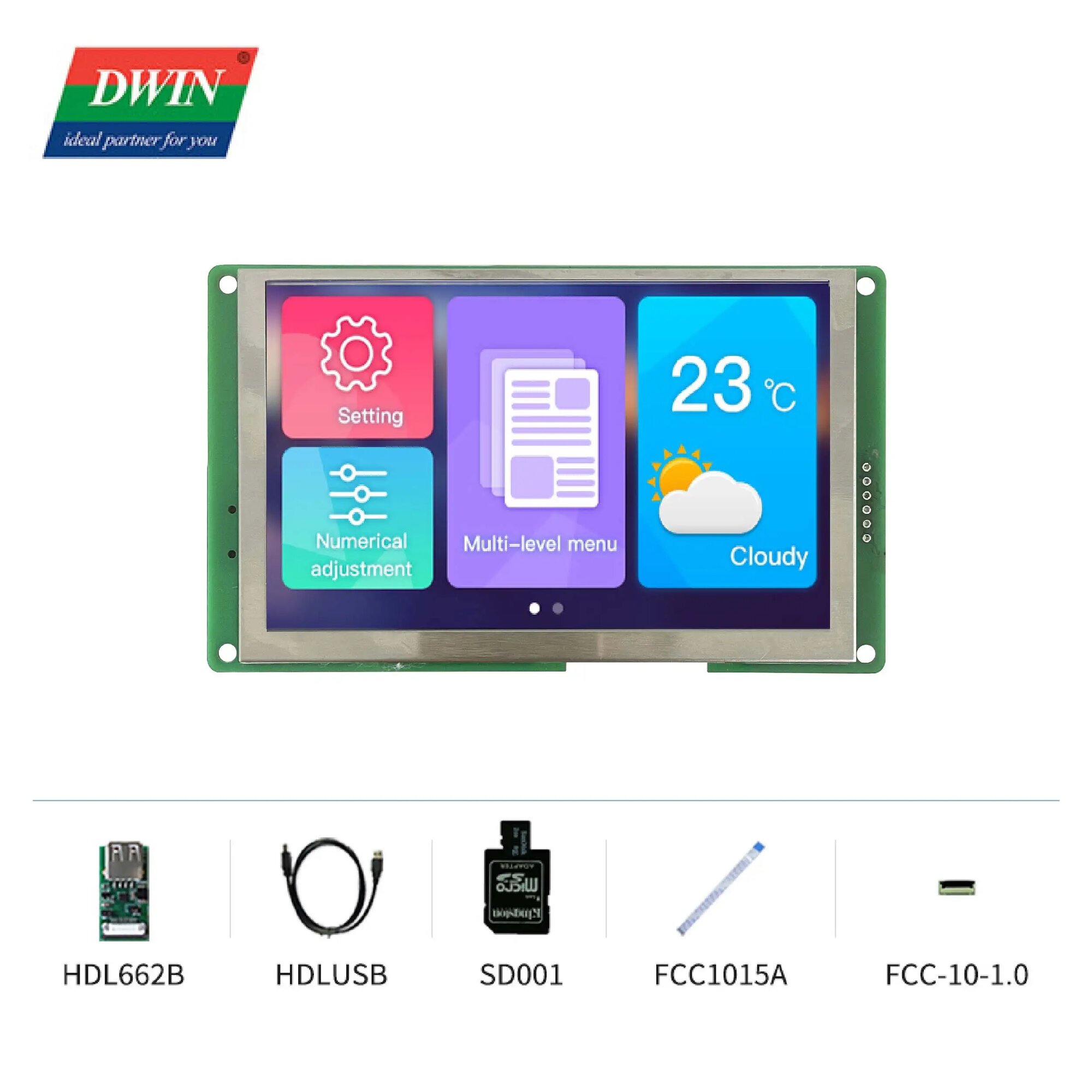 DWIN DMG48270C043_04W 4,3 дюйма сенсорный экран No TP with accessory