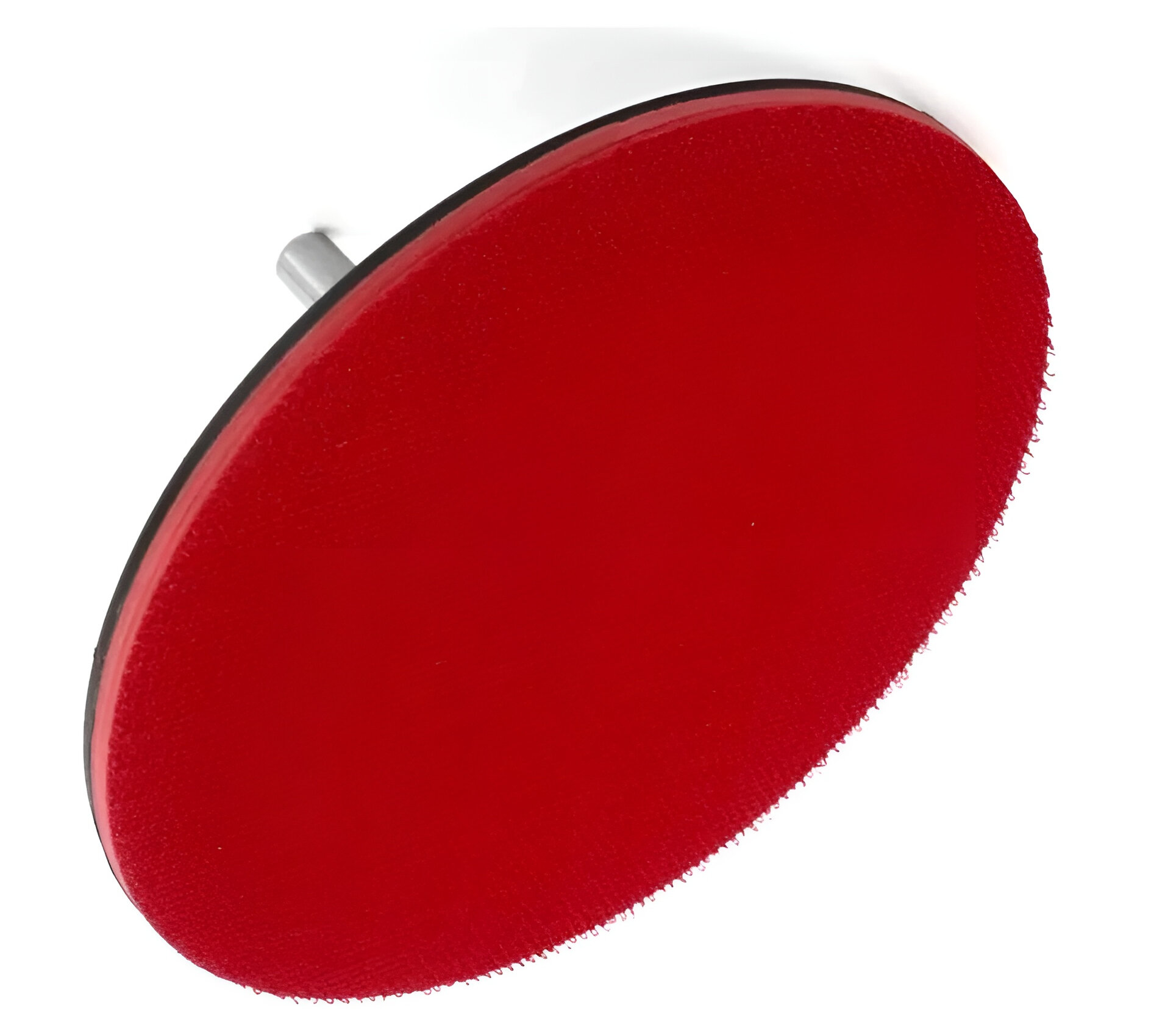 Насадка для дрели и УШМ тарелка опорная жесткая 5мм с липучкой под полировальный круг 125мм