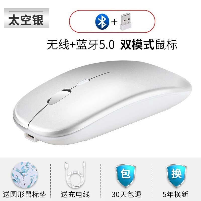 Беспроводная мышь для ноутбуков ASUS Zenbook 13/14 Pro, Tianxuan 4/3, Fearless, белая, милый дизайн, для девушек