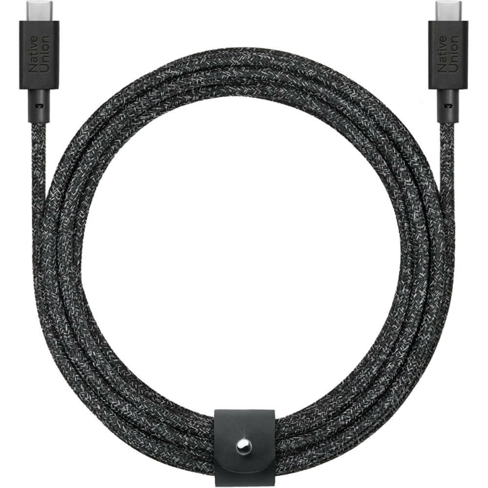 Кабель Native Union BELT-XL-C-COS-3-NP Belt Cable XL 3 м, серый космос