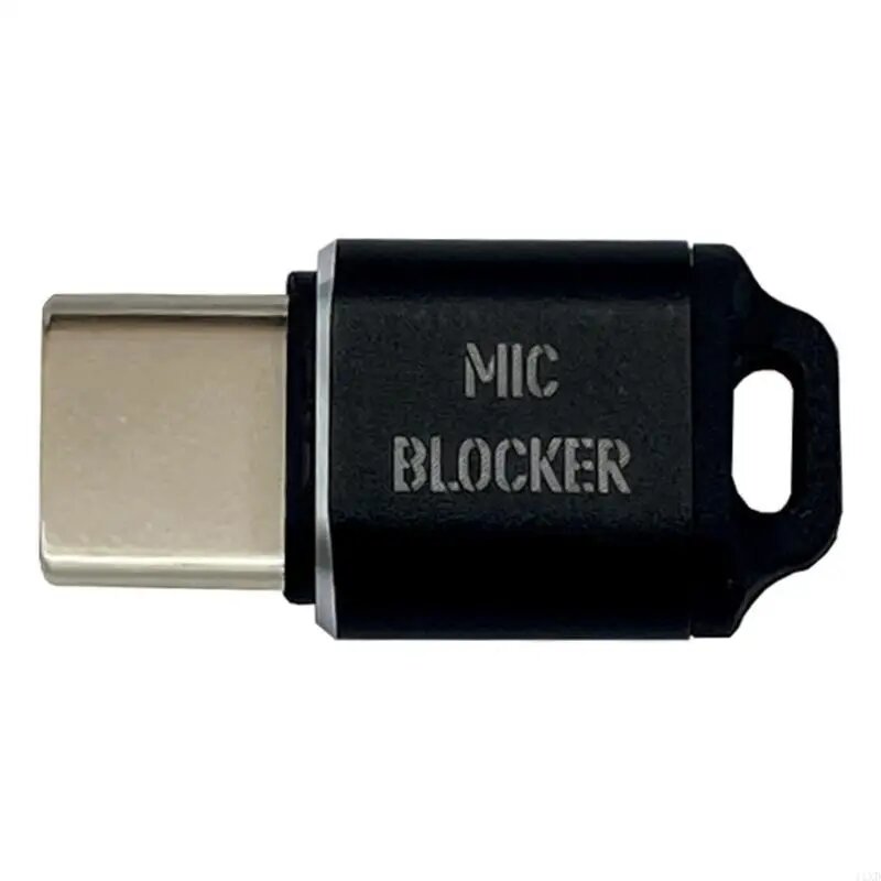 Микрофон блокируйте USB C Mic Blockers Microfhone Sound Seange Sagean для телефона Black