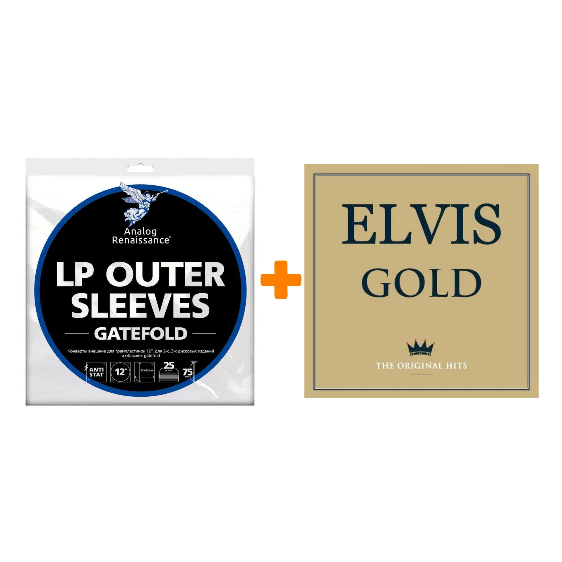 Presley Elvis Gold 2LP + Конверт внешний 12" Gatefold 25шт