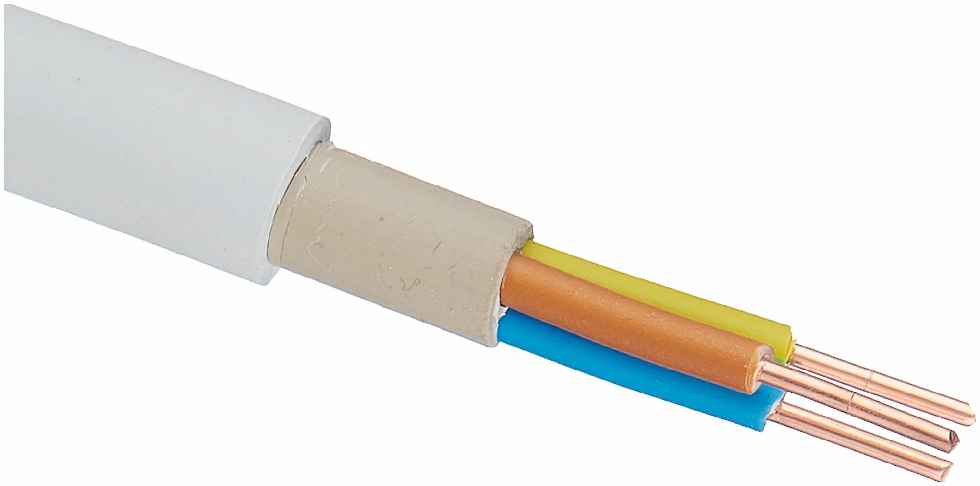 Кабель Конкорд NUM-J, 3х1,5 мм², 0,66 кВт, 100 м, внутренний