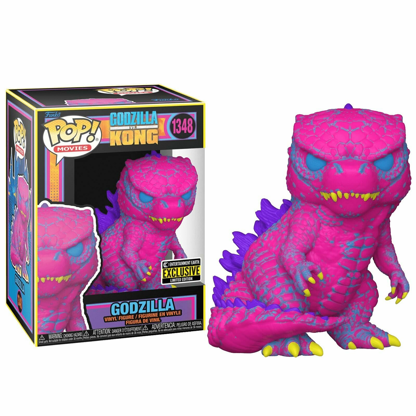 Фигурка Funko Pop! Godzilla Black Light (Стикер EE (Фанко Поп Годзилла из фильма Годзилла против Конга))