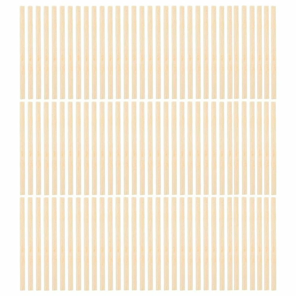 Набор из 1000 бежевых деревянных палочек для поделок и декорирования, натуральное дерево