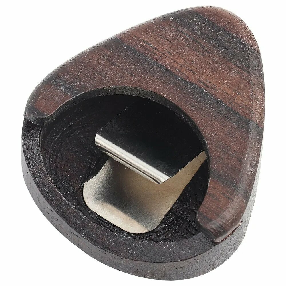 Коробка для медиаторов из розового дерева, Удобный держатель для меломанов-исполнителей для любителей гитар