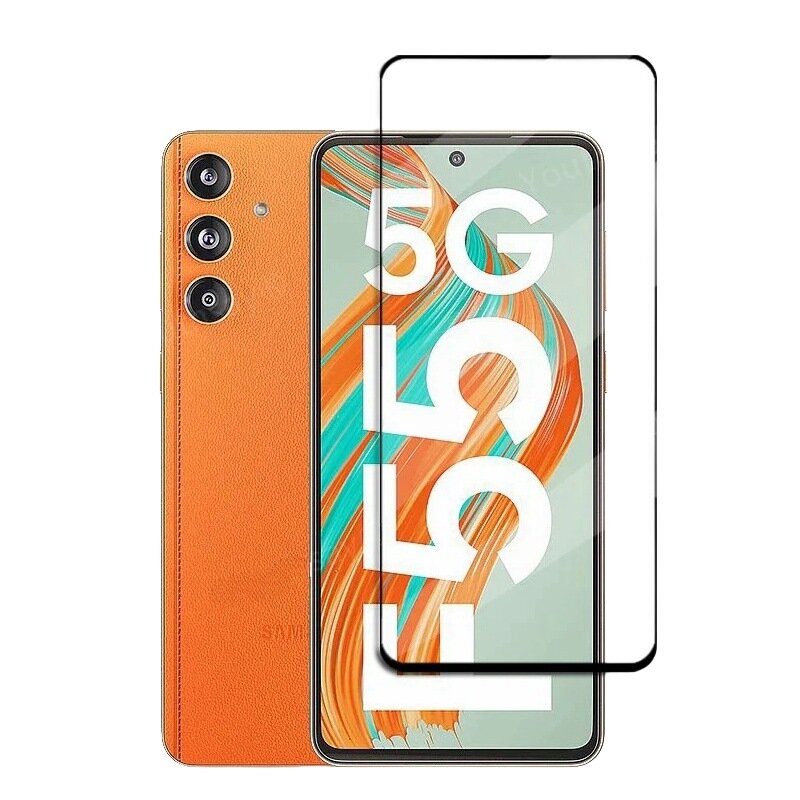 Применимо для Samsung F55 с высоким содержанием алюминия закаленная пленка HD прозрачная двухсильная полная резина