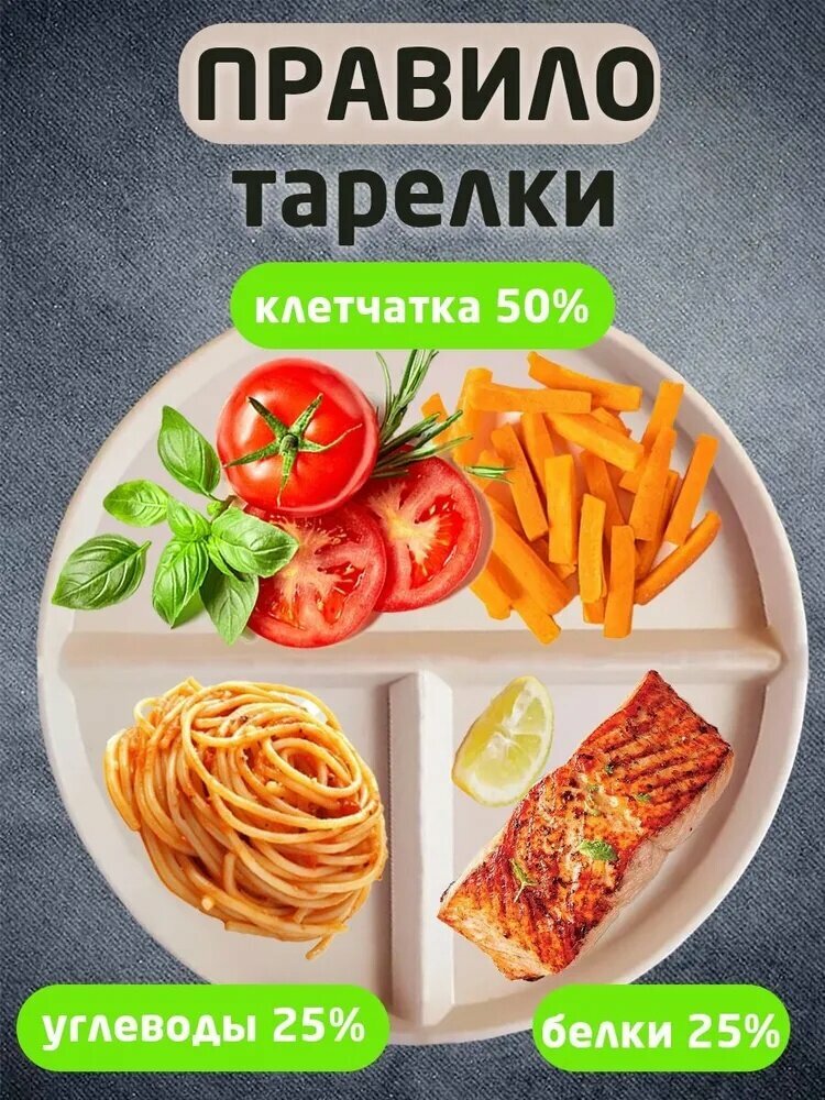 Набор тарелок 23 см 1 шт бежевый