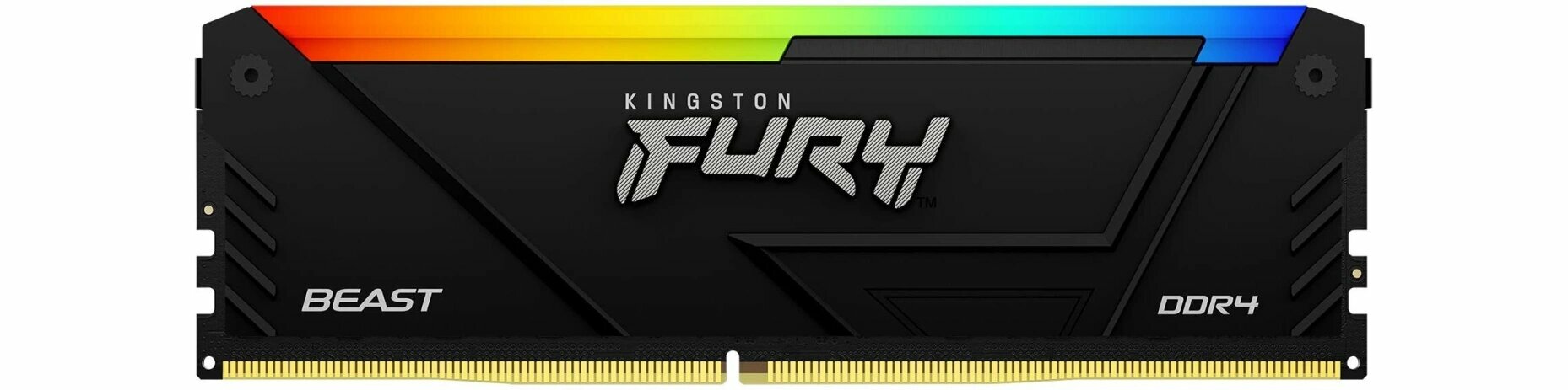 Оперативная память Kingston Fury Beast DDR4 - 8GB, 3600 МГц, DIMM, CL17, RTL (kf436c17bb2a/8)