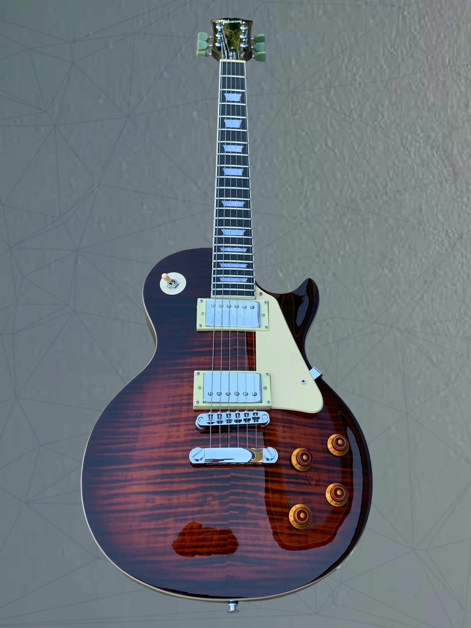 Гибсона Электрогитара электрогитара/гитара для начинающих 6-струнная, корпус Махагони 39"