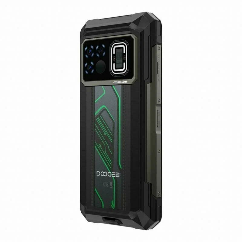 Смартфон DOOGEE Fire 6 Max 5G, тепловизионная камера, водонепроницаемый и защищенный от падений, 8/256 ГБ, зеленый — фото 1
