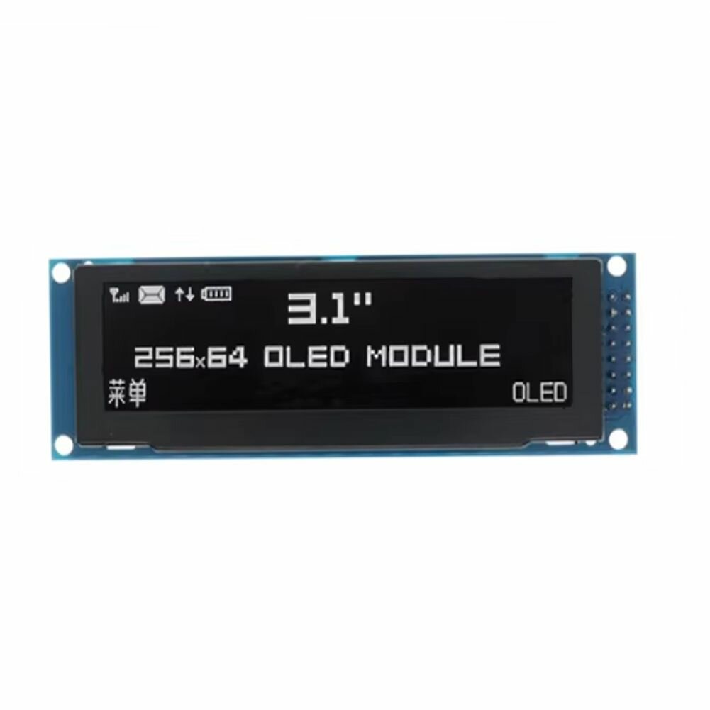 I63,12-Дюймовый OLED-Дисплей 256x64 SSD1322 Драйвер Графический ЖК-Модуль Белый
