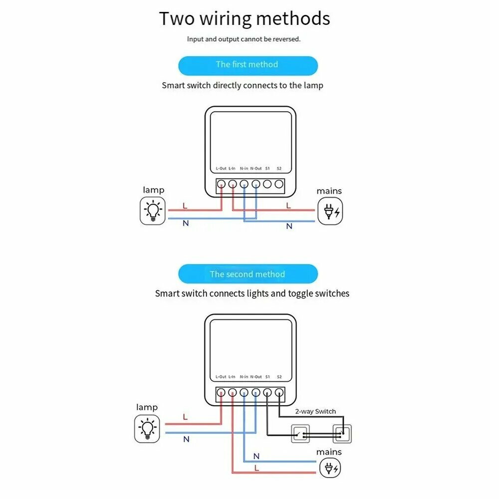 Для Tuya Для Zigbee 3.0 MiNi Smart Switch 16A 2-позиционное Реле Таймера управления