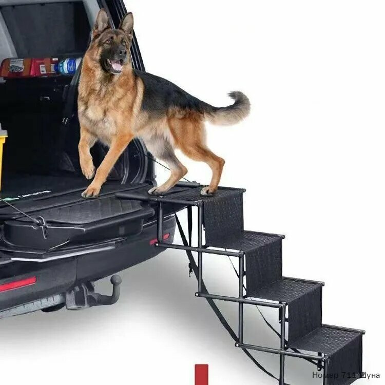 Пандус, лестница для собак в машину Dogland Можно сложить, нагрузка 80 кг.76cm*101cm*47cm.88