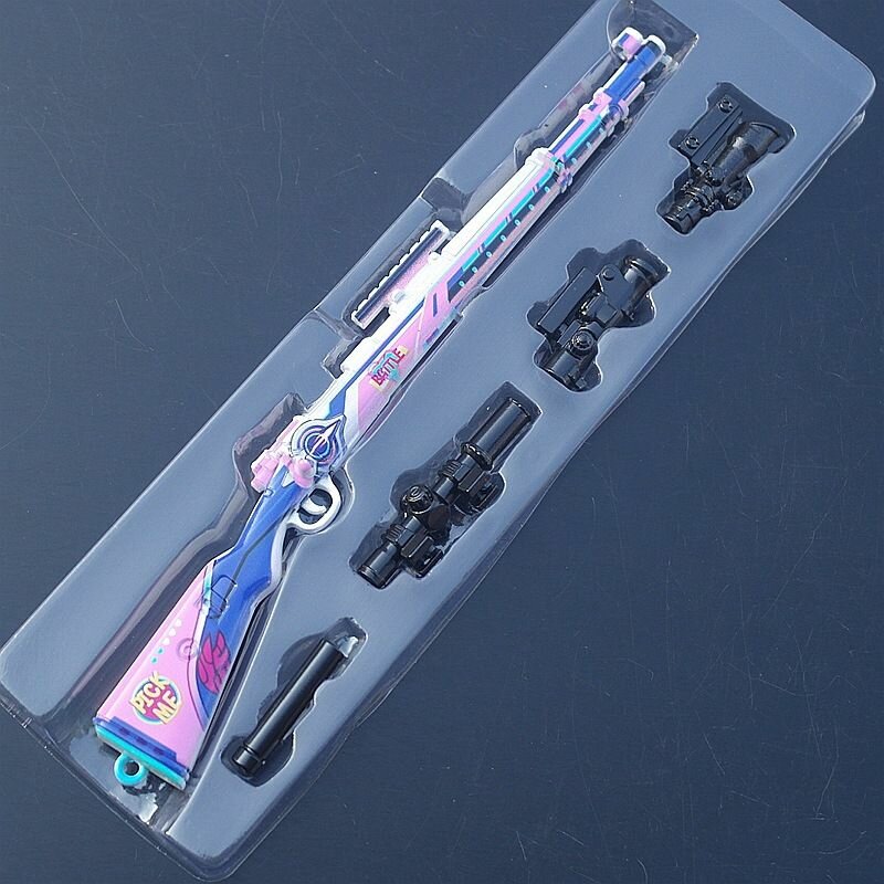 Боевое поле боя Battle Royale, оружие M24, AKM, M416, 98K, AWM, модель пистолета, брелок с кожей