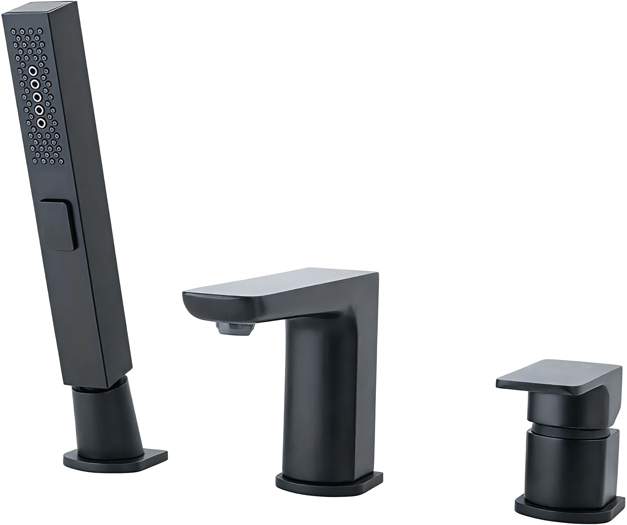 Смеситель на борт ванны Allen Brau Infinity 5.21008-31 черный матовый