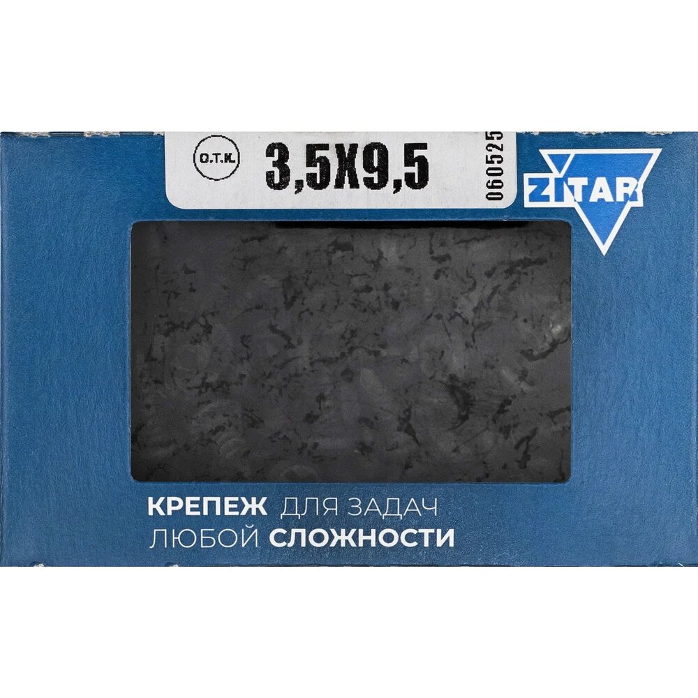 Саморез Tech-Krep ШСММ сверло 3,5х9,5 400 шт, коробка с окном 102146 — фото 1