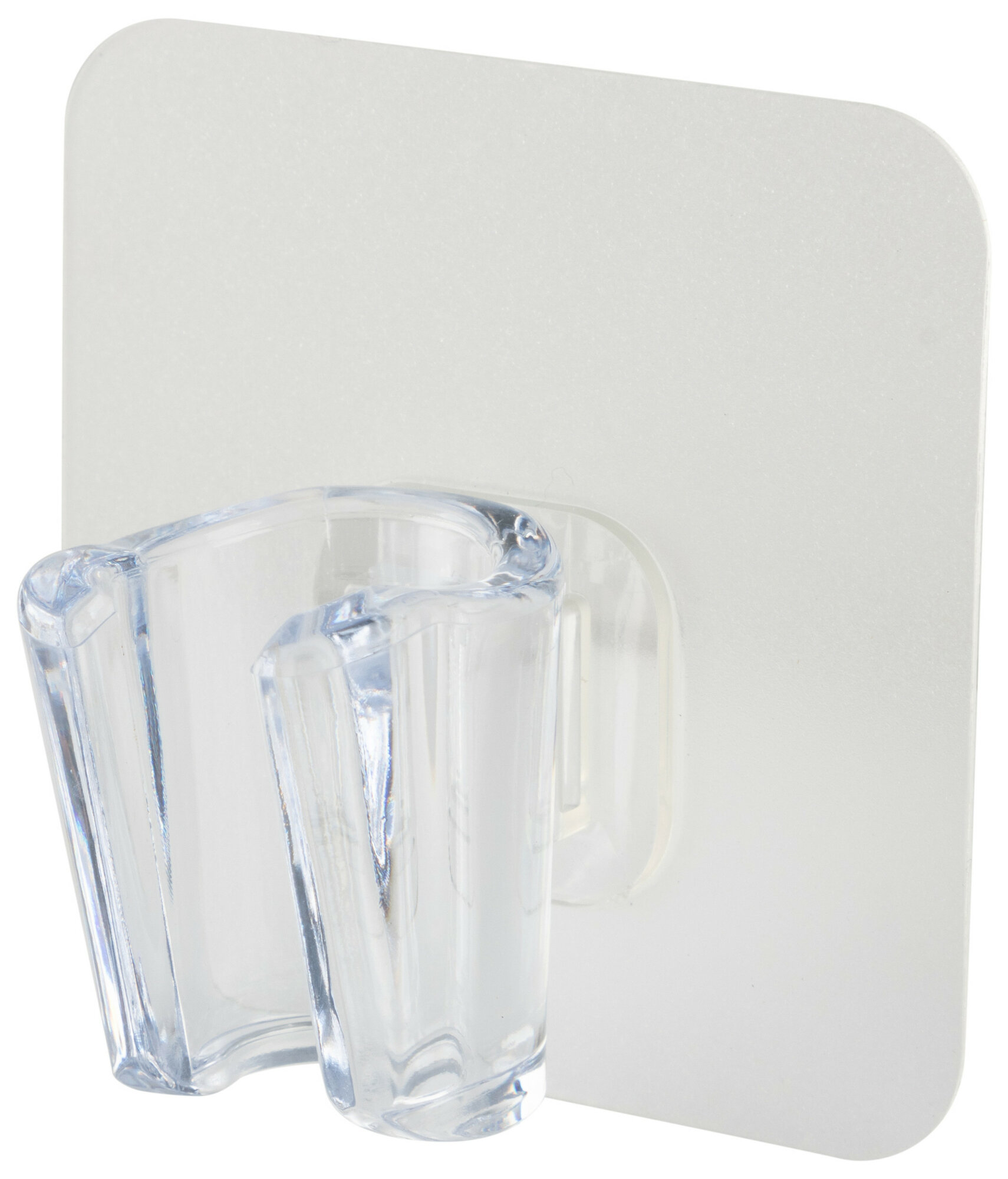 Держатель для душа Рыжий кот, самоклеющийся, силикон, прозрачный