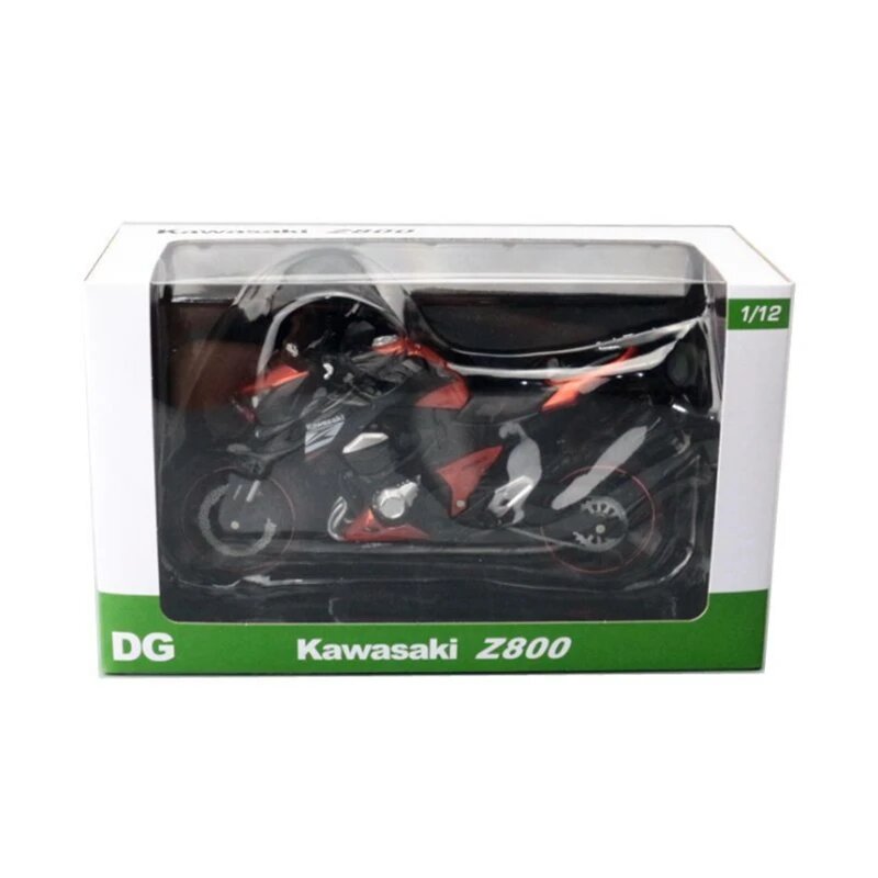 Металлическая модель мотоцикла Kawasaki Ninja Z800 1:12 Z800 Orange with box