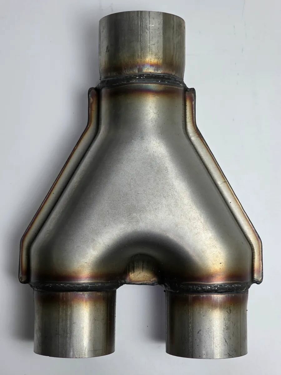 Y-пайп из нержавеющей стали AISI409 57x2-63 мм