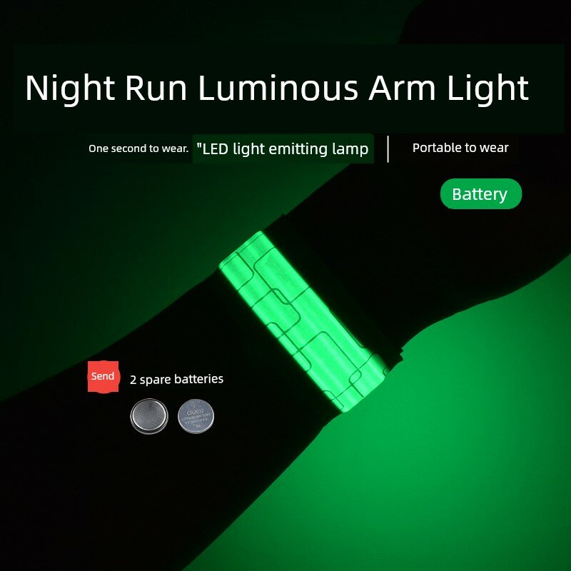 Светоотражающие ремни для ног для велоспорта, светоотражающие фонарики на руки для бега, светоотражающие фонари на
