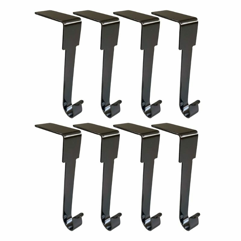 Крючки для настольных вешалок-8 шт.-черный