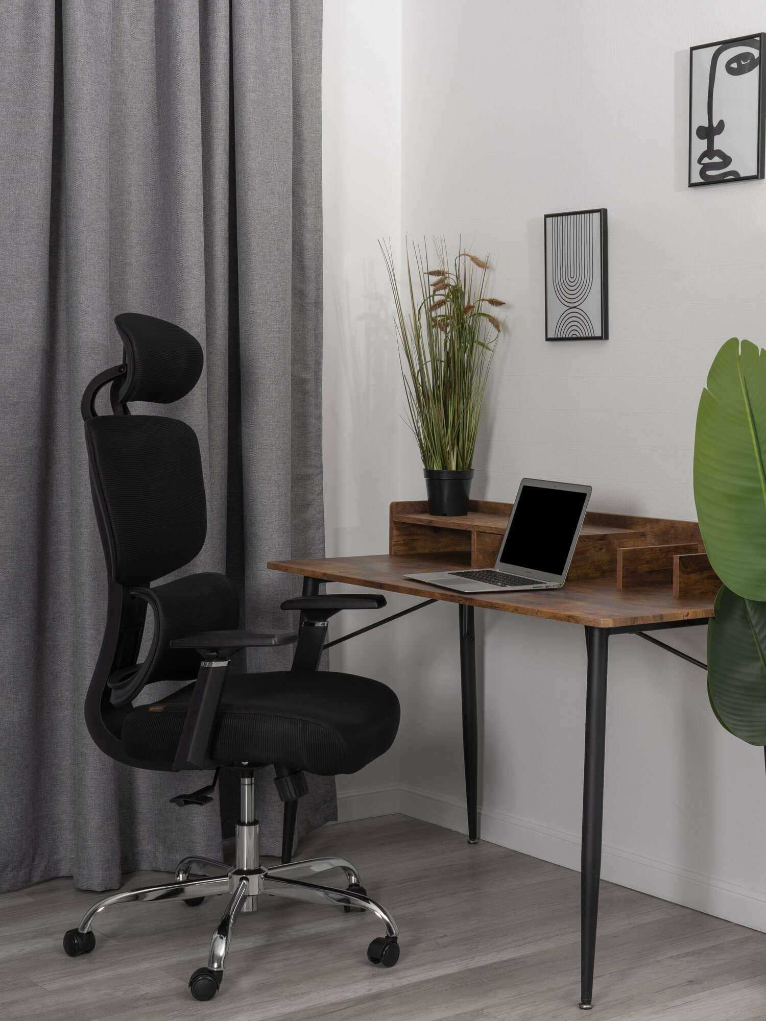 Кресло компьютерное офисное TetChair, ткань, черный